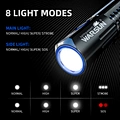 2000Lm Portable Flashlight，Manufacturer - Warsun Lighting